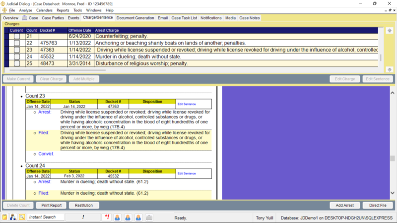 Prosecutor Case Management Software | Judicial Dialog Systems